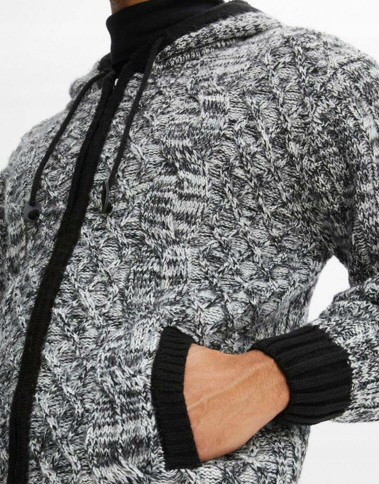 56/58 SWETER MĘSKI ROZPINANY Z KAPTUREM tsd • Cena, Opinie • Swetry ...