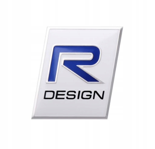 EMBLEMAT LOGO ZNACZEK VOLVO R-DESIGN - NAKLEJKA 123321 za 52,99 zł z ...