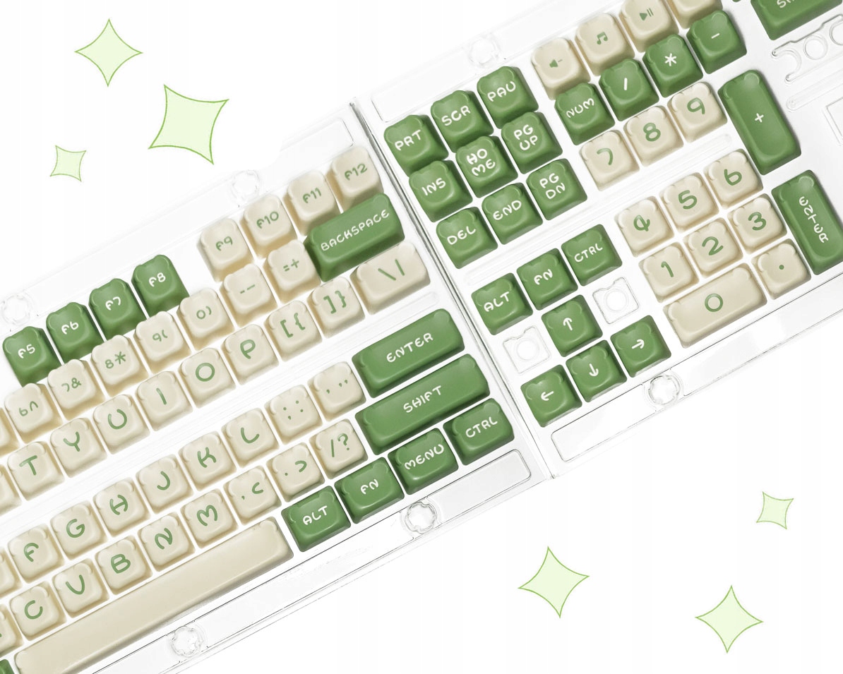 AKKO Bear Custom KEYCAPS Set Nakładki na Klawisze PBT Keycap Space ...