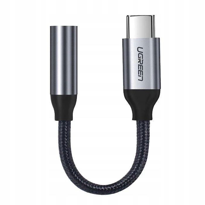 Ugreen przejściówka do słuchawek z 3,5 mm mini jack na USB Typ C 10 cm ...