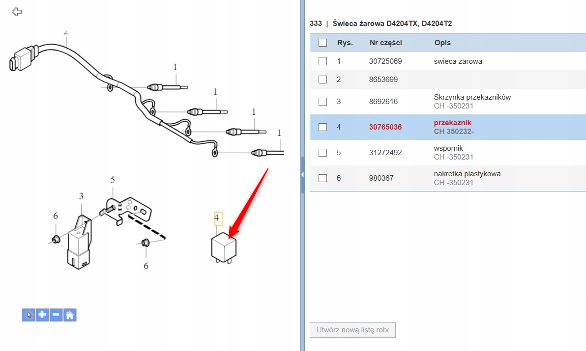 Przekaznik swiec zarowych Volvo OE 30765036 • Cena, Opinie - Allegro