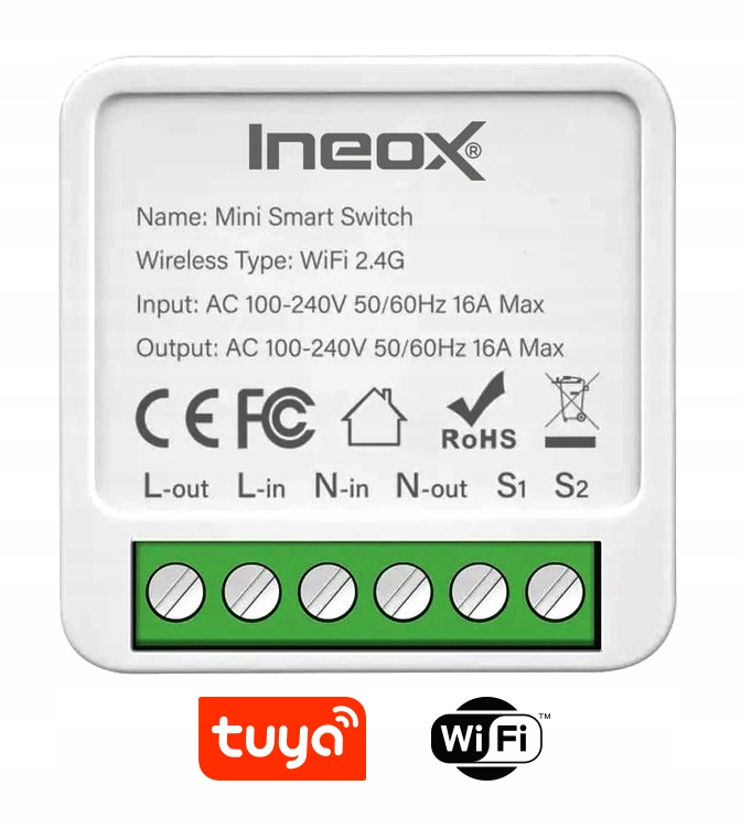 ASTRONÓMIAI IDŐZÍTŐ KAPCSOLÓ VEZÉRLŐ WI-FI MINI SWITCH, (5906268993977 ...