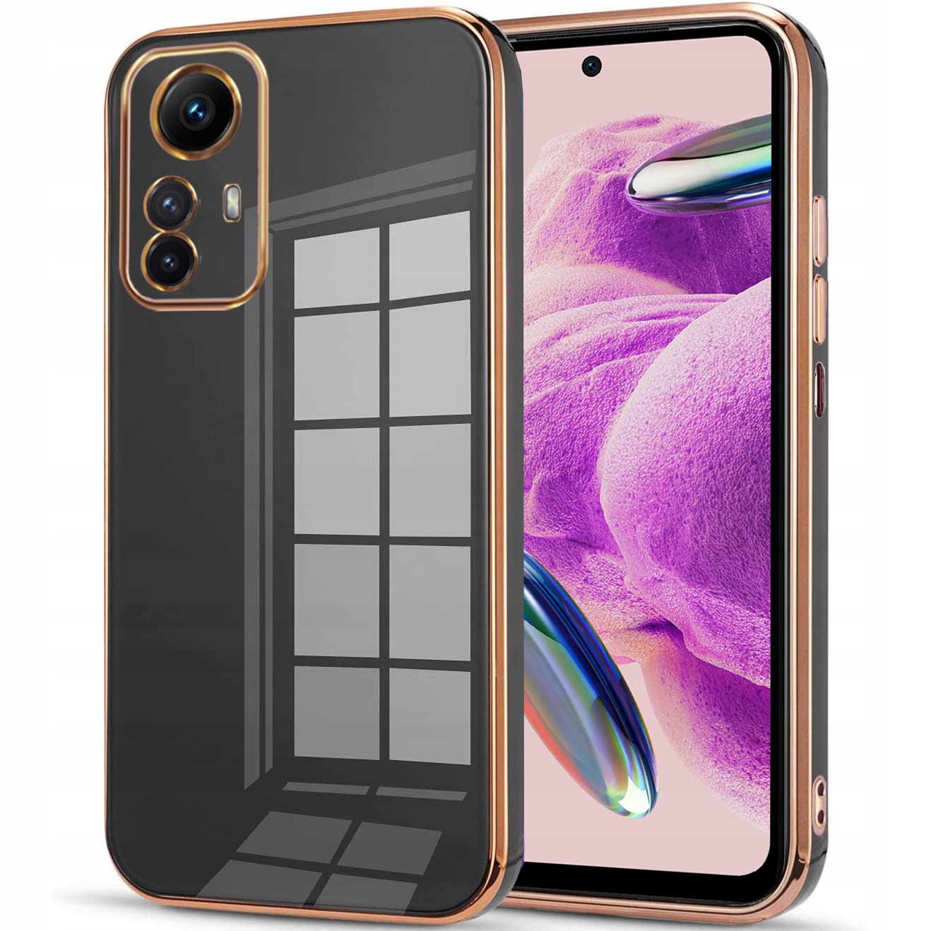 Plecki Case do Xiaomi Redmi Note 12S czarny - Sklep, Opinie, Cena w Allegro