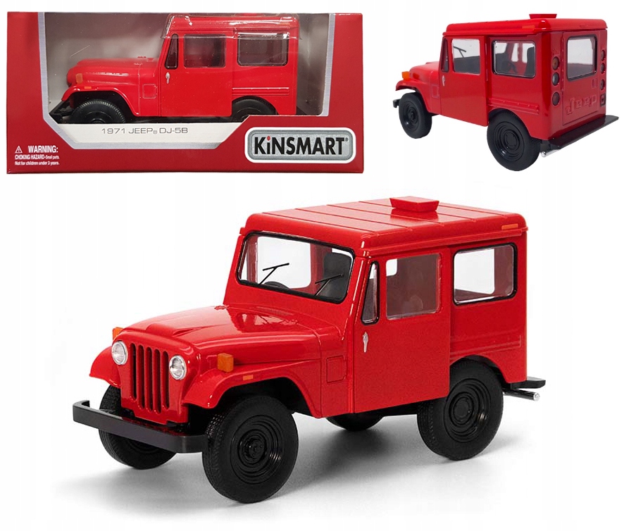 AUTO 1971 JEEP DJ-5B 1:26 METALOWY MODEL KINSMART (5901353526948 ...