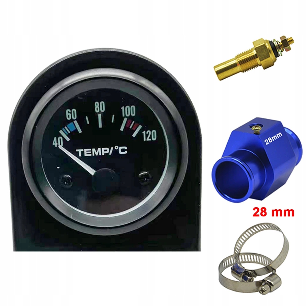 HUALIC 2\" 52mm Teplota vody do auta 12V 40-120? Teplota vody bílého ...