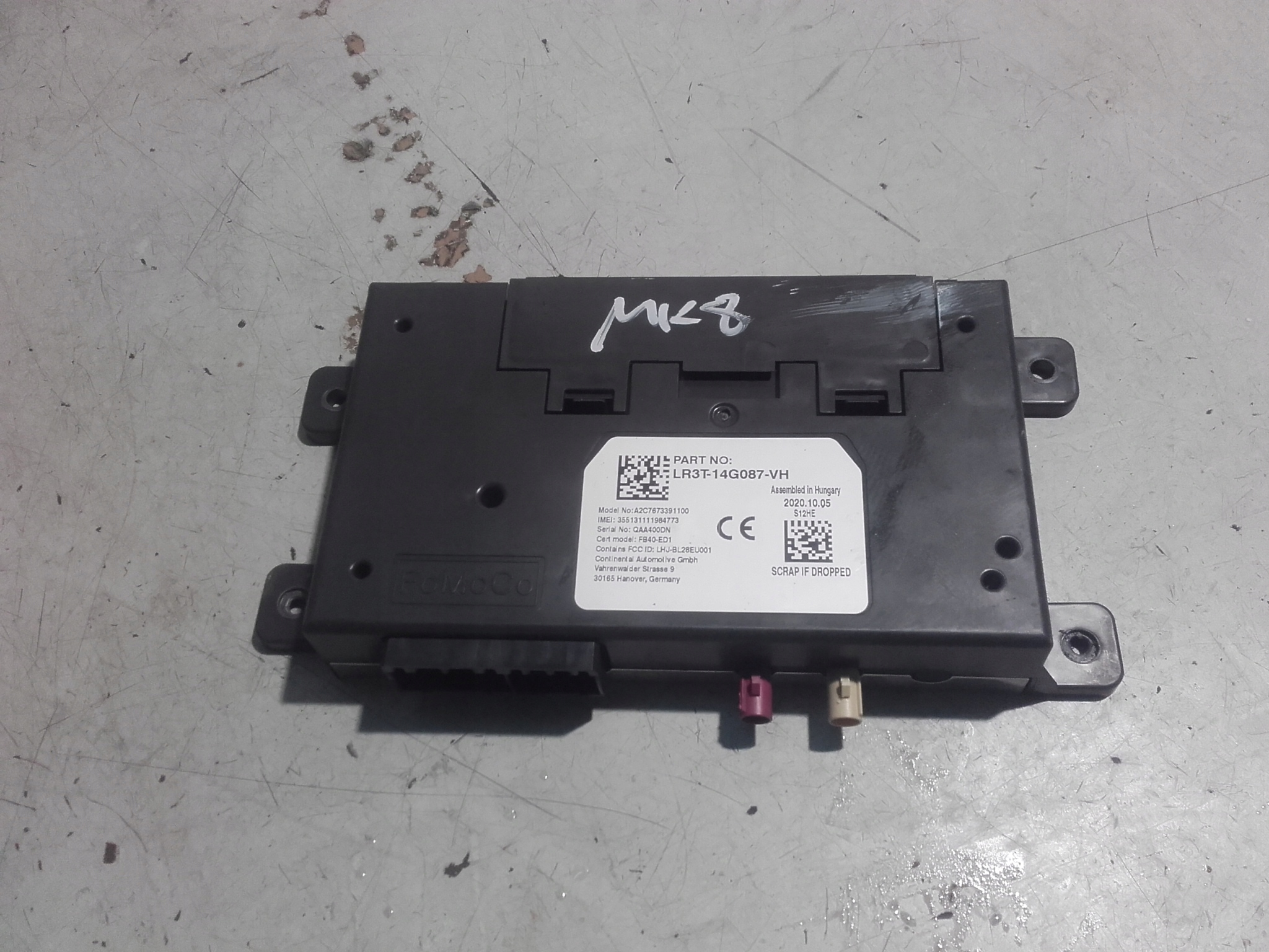 MODUL STEROWNIK BLUETOOTH FORD TRANSIT FIESTA MK8 CUSTOM LR3T-14G087-VH ...