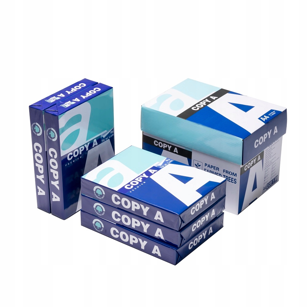 Kancelársky papier COPY A formát A4 80g 2500 listov - Allegro