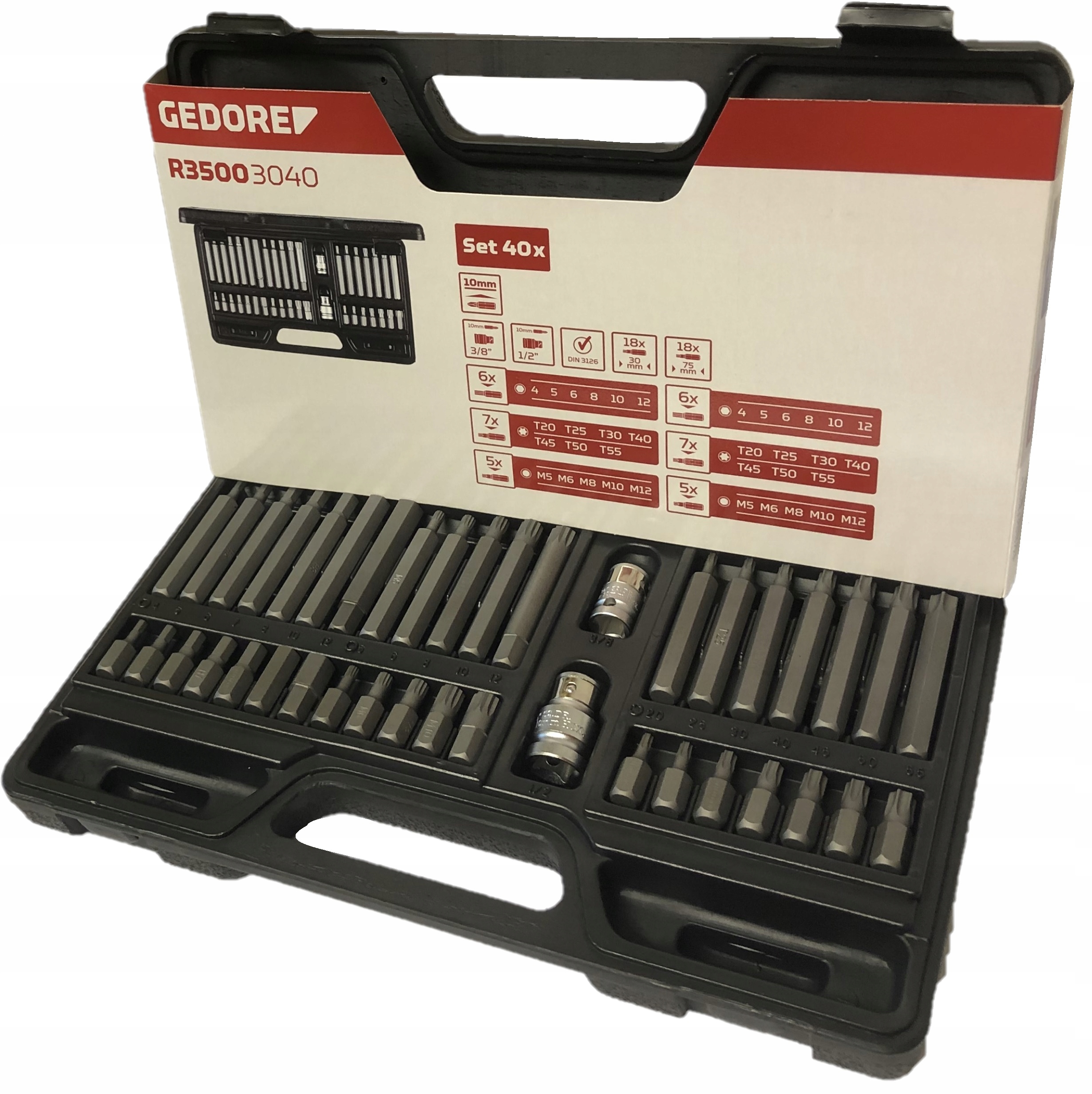 Zestaw bitów do wkręcania Gedore R35003040 (4060833015721) • Cena ...
