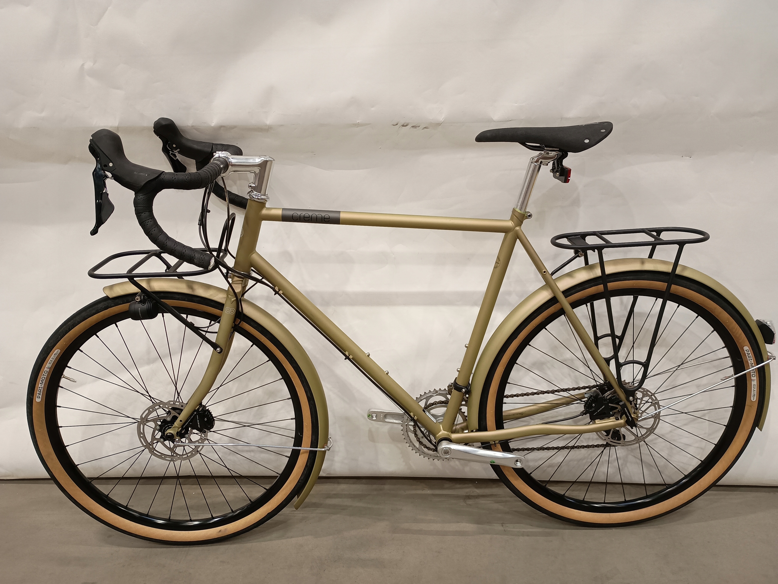 Rower gravel CREME La Ruta Rando piaskowy-złoty / Rozmiar ramy: 57 cm ...