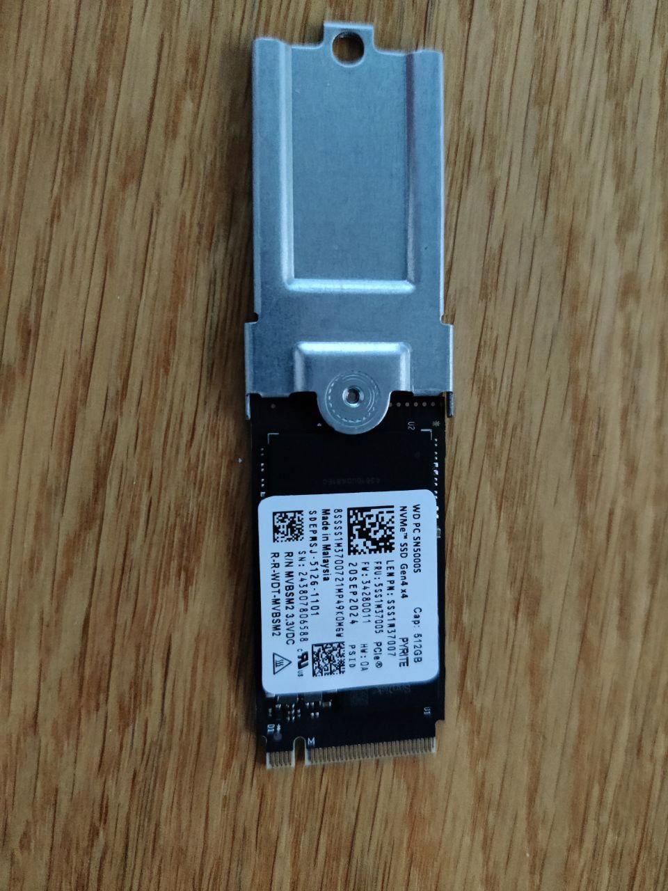 Dysk SSD Western Digital SN5000S 512GB PCle Gen 4x4 NVMe M.2 2280 SSD ...