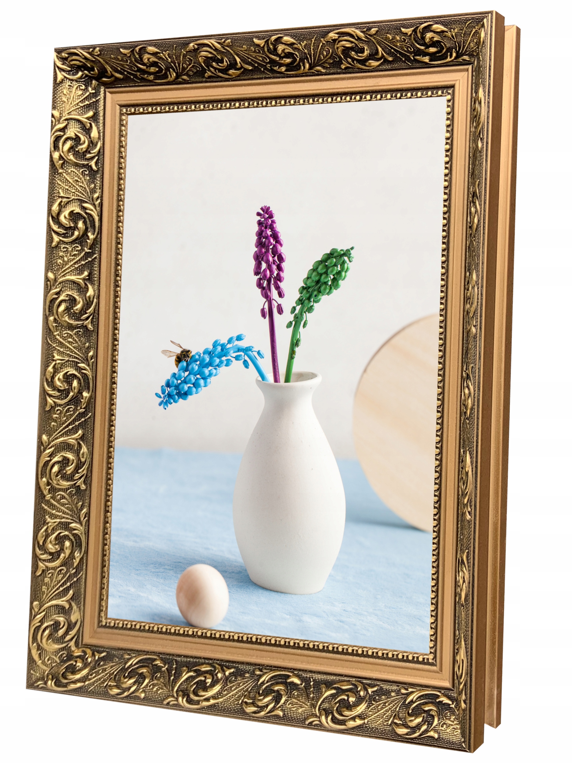 Ramka 30x55 GLORIA na obraz Jezu Ufam Tobie złota zdobiona ozdobna ...