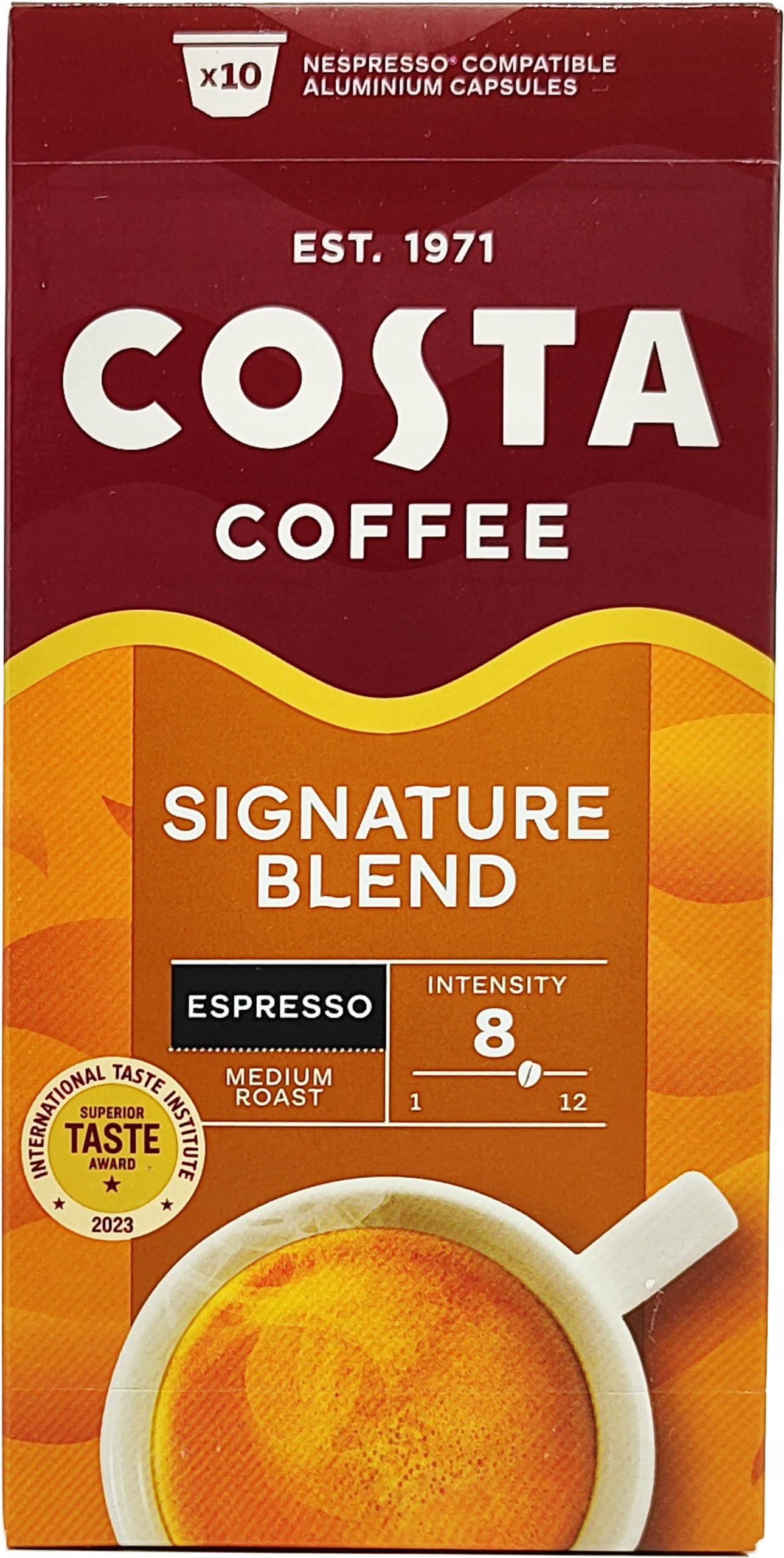 Kapsułki do Nespresso Costa Coffee Signature Blend Lungo 10 szt. • Cena ...