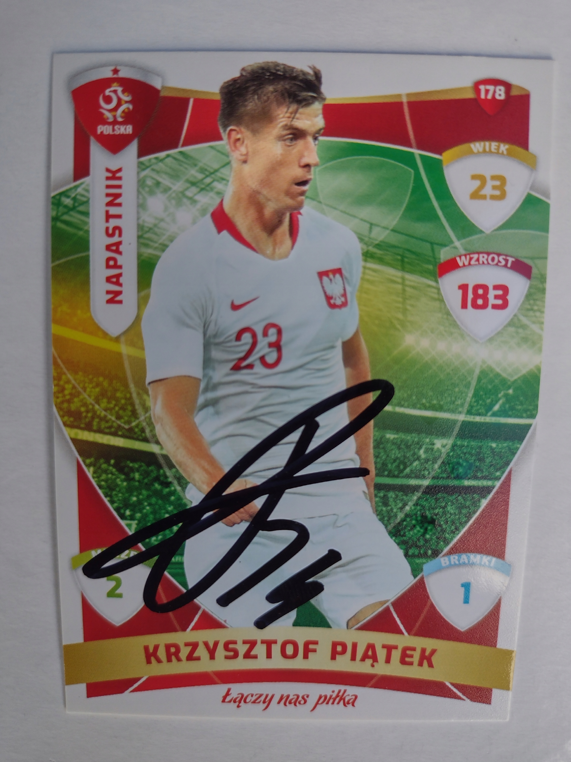 Karty panini autografy Polska Piątek PZPN - 13361164193 - Allegro.pl