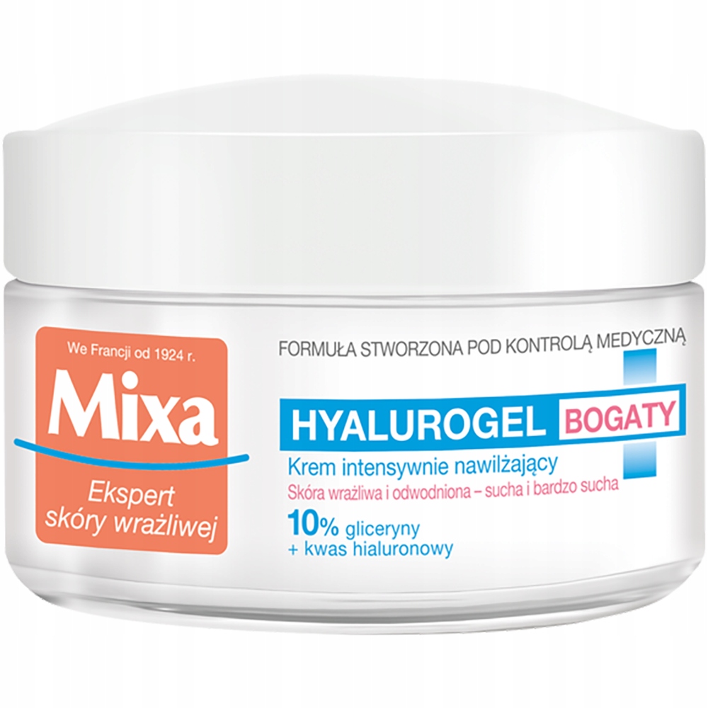 MIXA HYALUROGEL Krem intensywnie nawilżający 50 ml 13176802429 - Allegro.pl MIXA HYALUROGEL Krem intensywnie nawilżający 50 ml 13176802429 - Allegro.pl