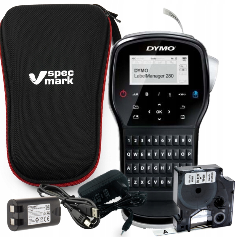 Drukarka etykiet DYMO LabelManager LM280 walizka zasilacz - Sklep ...