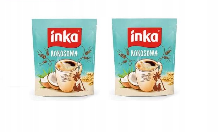2x KAWA ZBOŻOWA INKA KOKOSOWA 200 g 17317677439 - Allegro.pl