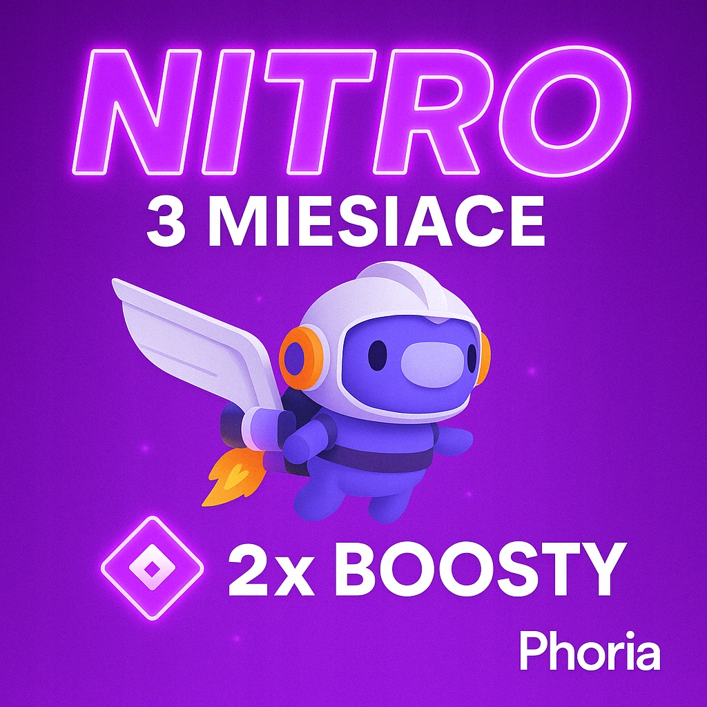 DISCORD NITRO BOOST 3 MIESIĄCE 90 DNI + 2 BOOSTY 17358624451 - Sklepy ...