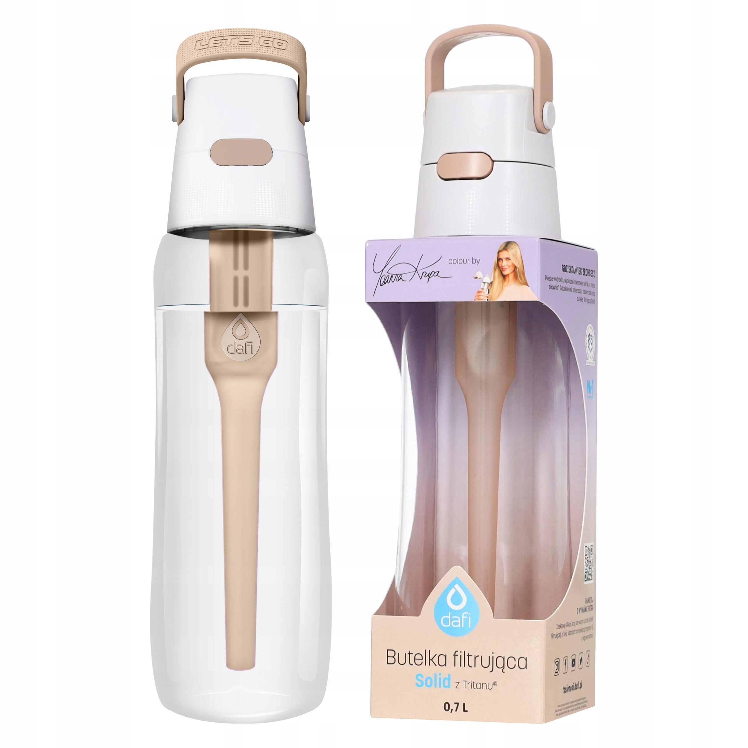 Butelka Dafi SOLID 0,7l cappuccino by Joanna Krupa - Sklep, Opinie ...