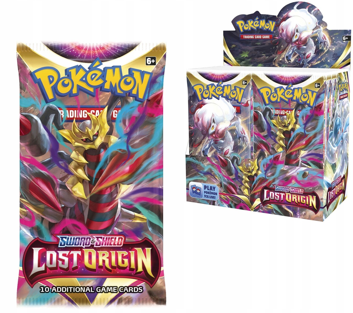 Oryginalne Karty POKEMON TCG Sword & Shield LOST ORIGIN Booster Pack ... Oryginalne Karty POKEMON TCG Sword & Shield LOST ORIGIN Booster Pack ...
