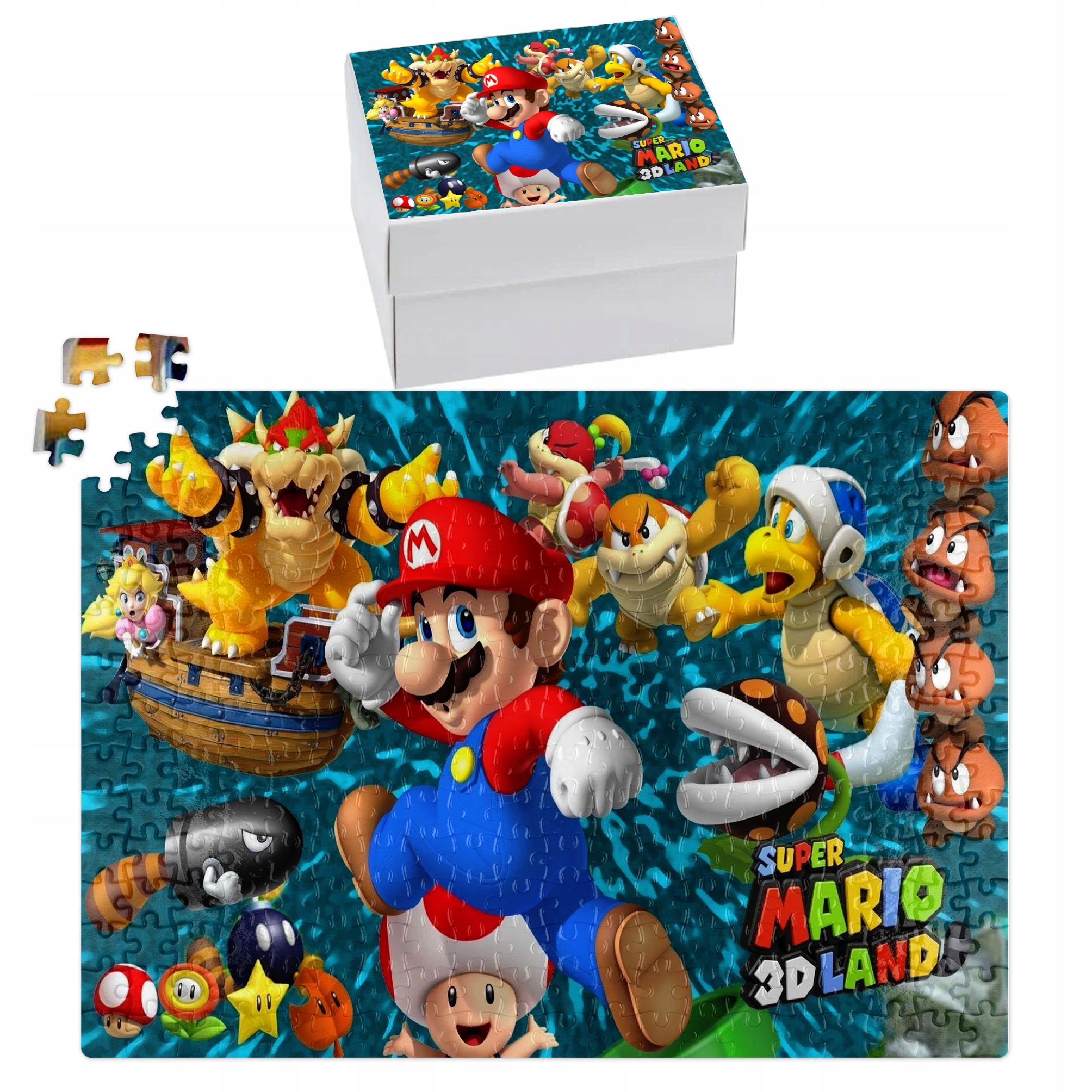 PUZZLE GRA SUPER MARIO BROS RÓŻNE WZORY 96 el + PUDEŁKO 14850786677 ... PUZZLE GRA SUPER MARIO BROS RÓŻNE WZORY 96 el + PUDEŁKO 14850786677 ...