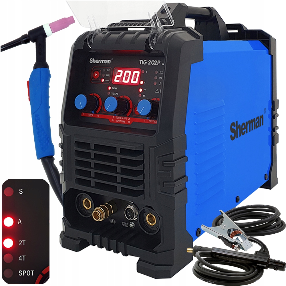 Spawarka Sherman TIG DC 202P PULS (5903686611100) • Cena, Opinie • Spawarki inwertorowe ...