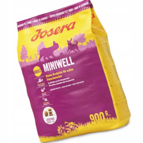 Josera Miniwell 900g (4032254745167) • Cena, Opinie • Sucha karma ...