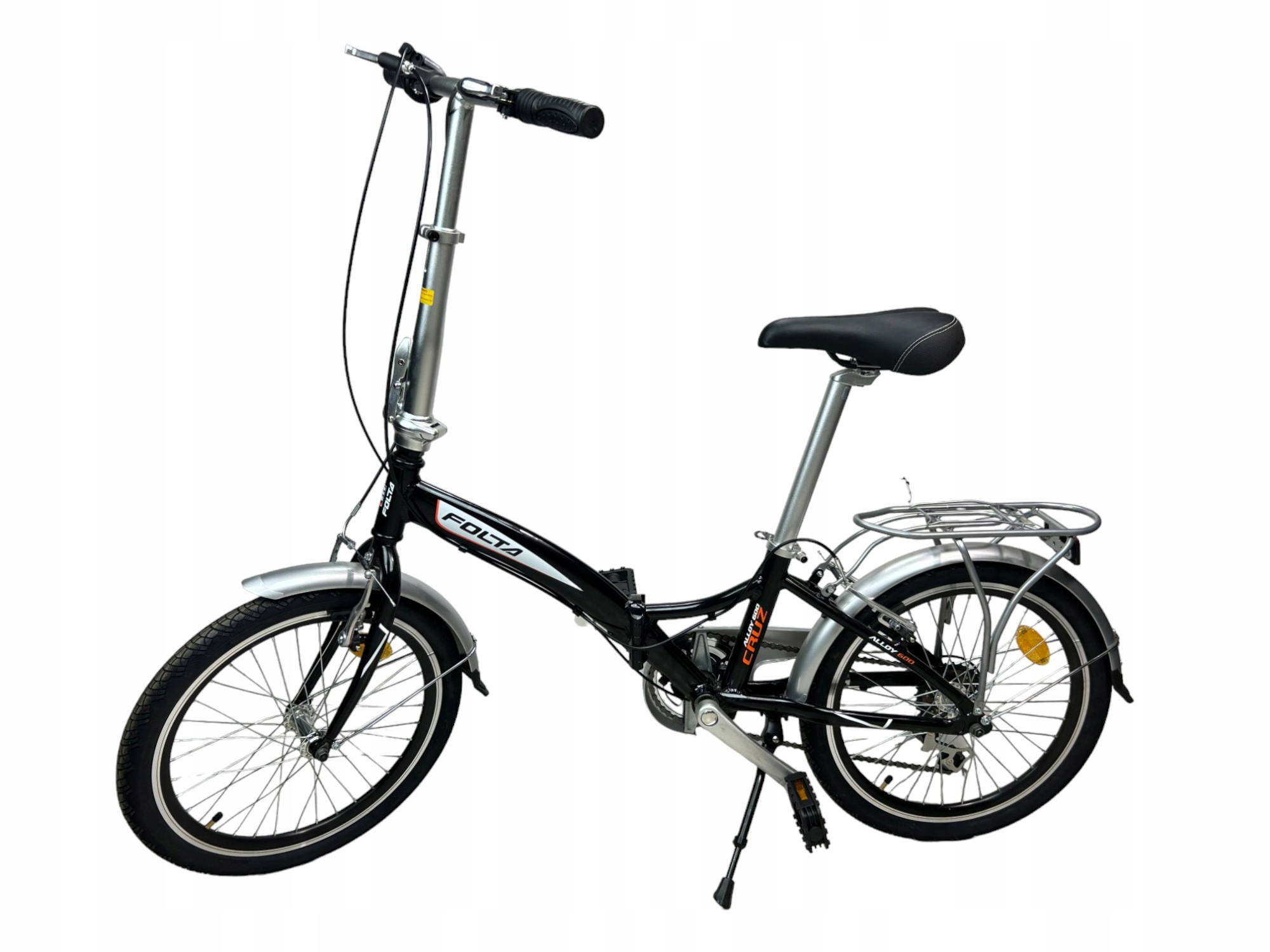 ROWER SKŁADAK SKŁADANY DAMSKI MĘSKI FOLTA CRUZ 20'' CZARNY SUPER CENA ...