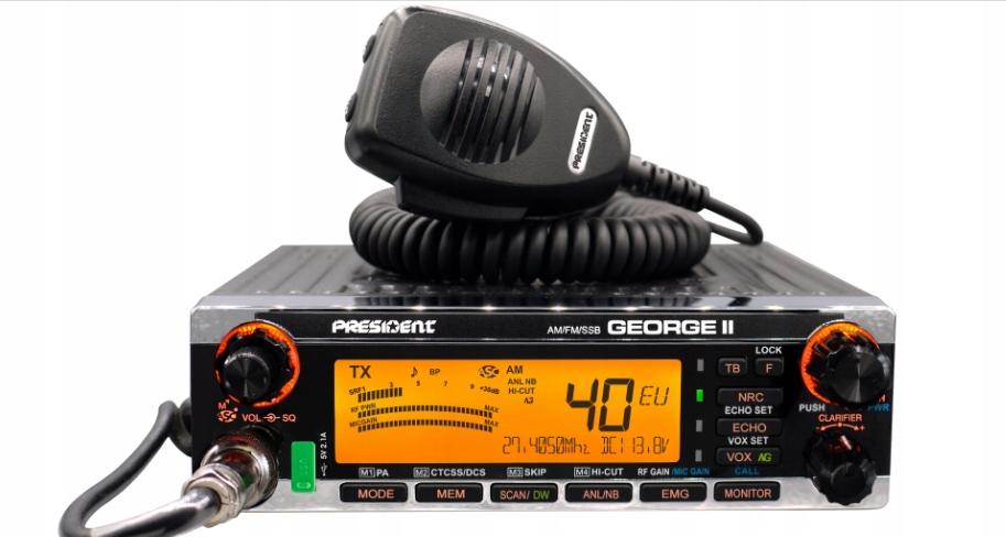 PRESIDENT GEORGE II CB radio AM/FM/SSB - Sklep, Opinie, Cena w Allegro.pl