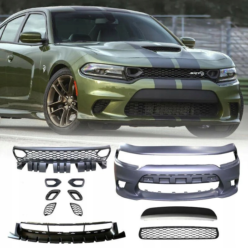 DODGE CHARGER 2015 - 2024 ZDERZAK PRZÓD + GRILL - STYL SRT HELLCAT za ...
