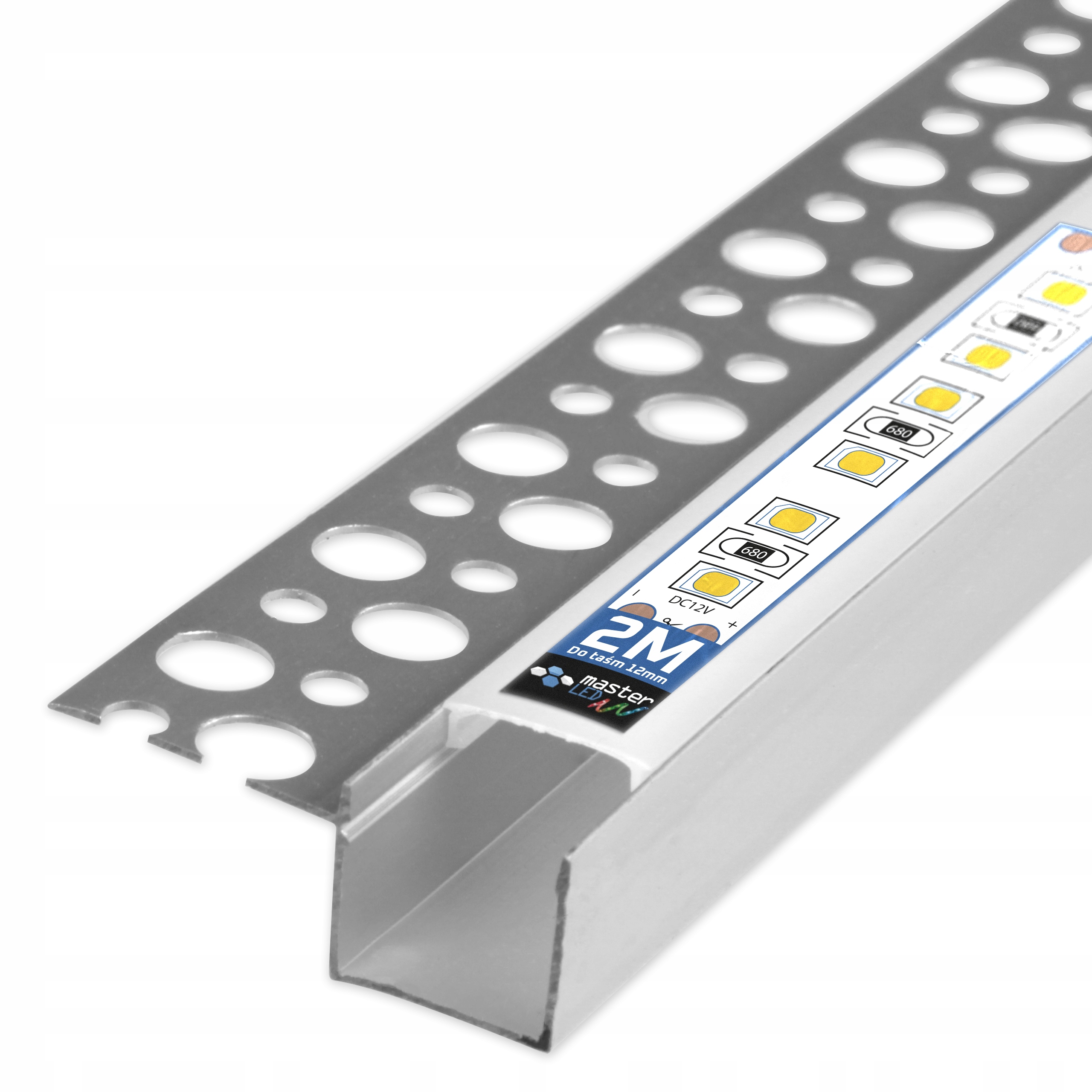 PROFIL LED aluminiowy 13mm do GK single karton gips kafli glazur 2m ... PROFIL LED aluminiowy 13mm do GK single karton gips kafli glazur 2m ...