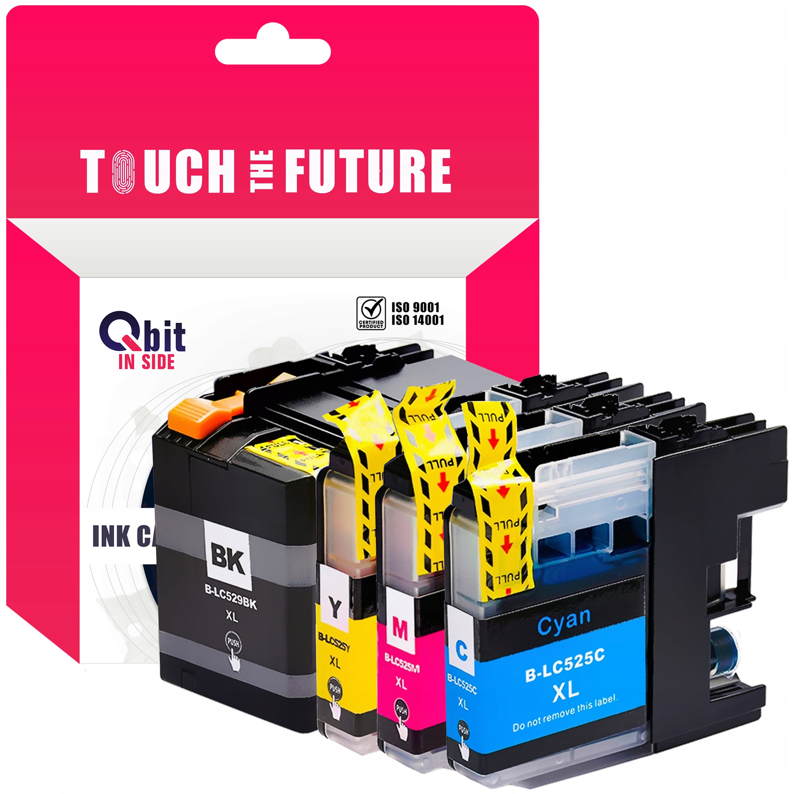 4x TUSZ DO DRUKARKI BROTHER DCP-J105 DCP J105 DCP J100 - LC529 LC525 XL ...