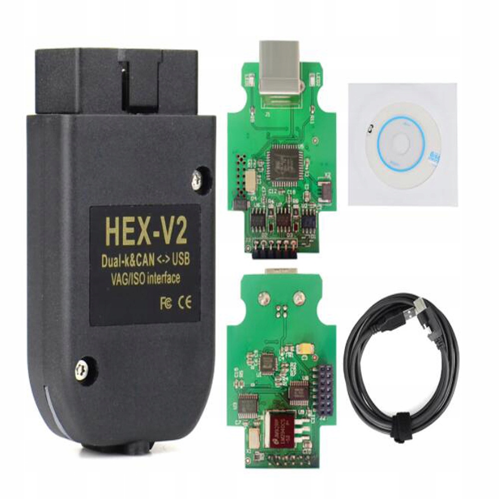 PREMIUM INTERFEJS DIAGNOSTYCZNY HEX-V2 VAG-COM VCDS OBD + OPROGRAMOWANIE 6977687761040 za 169 ...