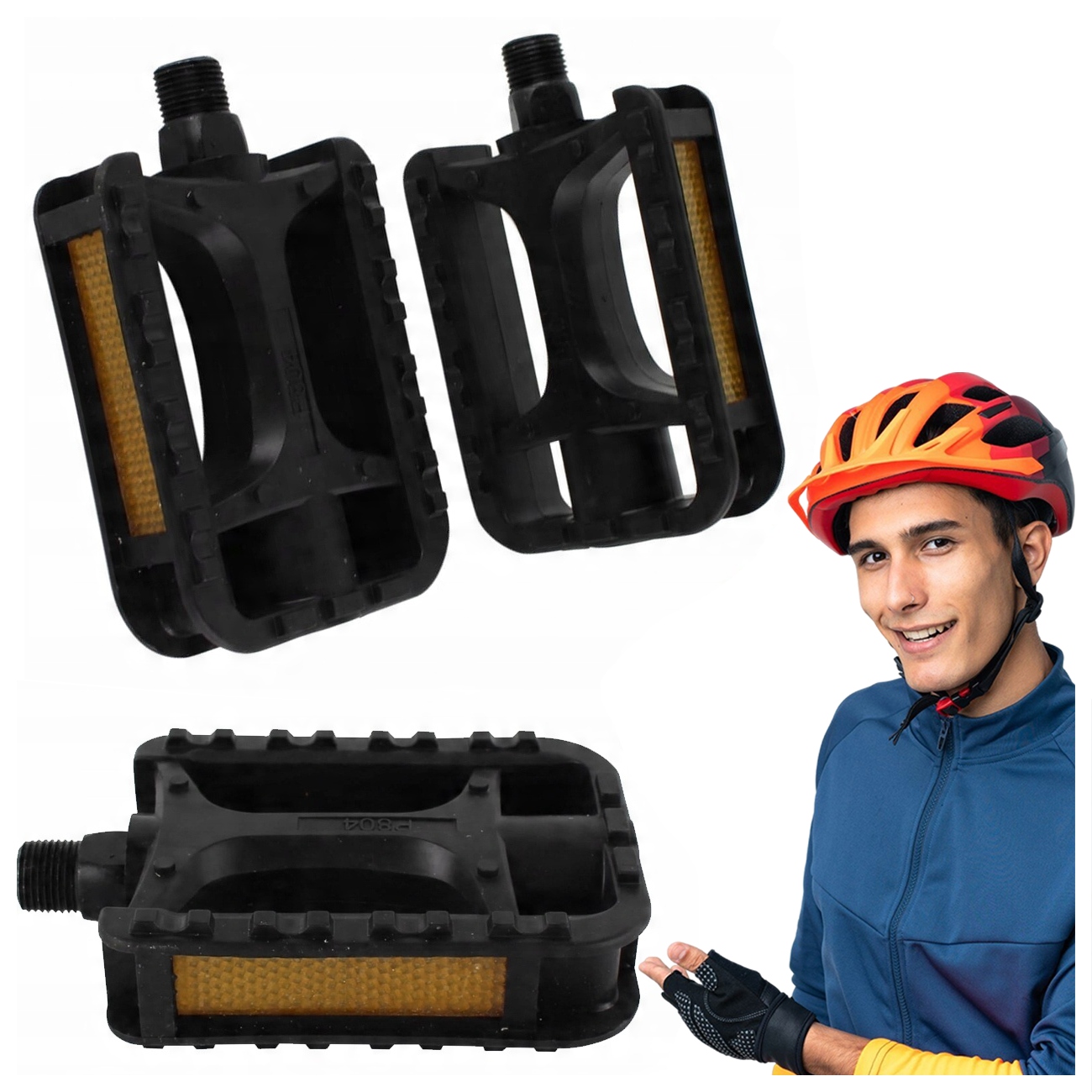 PEDAŁY ROWEROWE PLATFORMOWE CITY PLASTIKOWE CZARNE 9/16 cala 36701 - 5906477467016 - 15212082354 ...