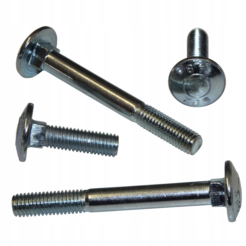 Śruba zamkowa M6x80 Łeb grzybkowy Ocynk 50szt DIN 603 (5905359375562 ...