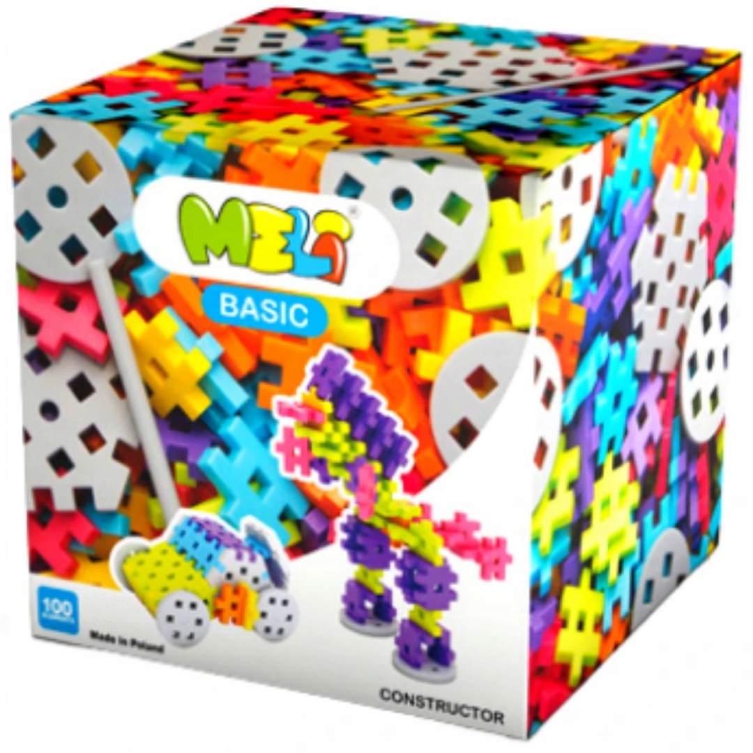 Купить MELI BASIC ВАФЕЛЬНЫЙ КОНСТРУКТОР БЛОКИ 100 эл 5+: отзывы, фото и ...
