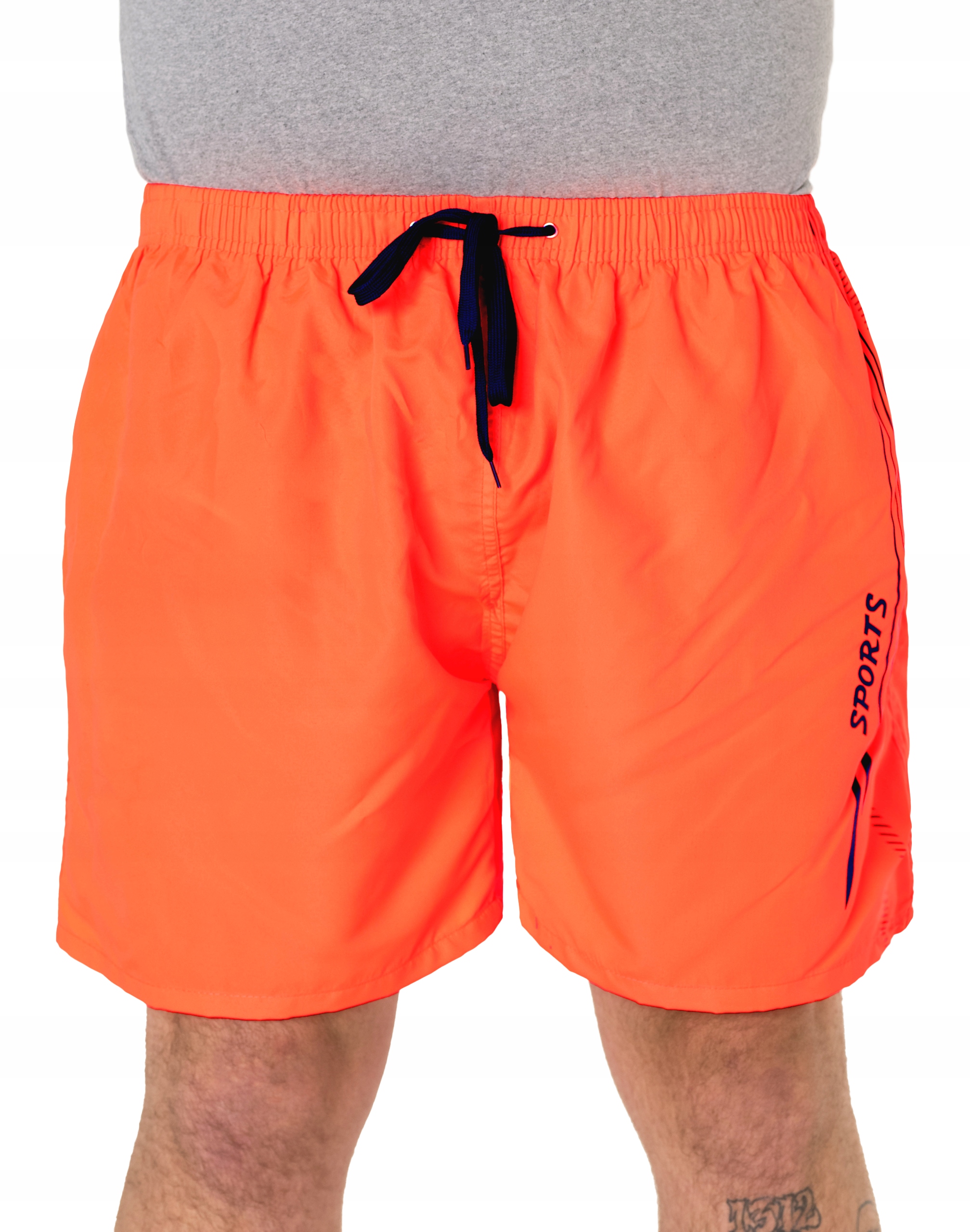 Duże Krótkie Spodenki Kąpielowe Plażowe Kąpielówki Męskie Szorty F837-4 ...