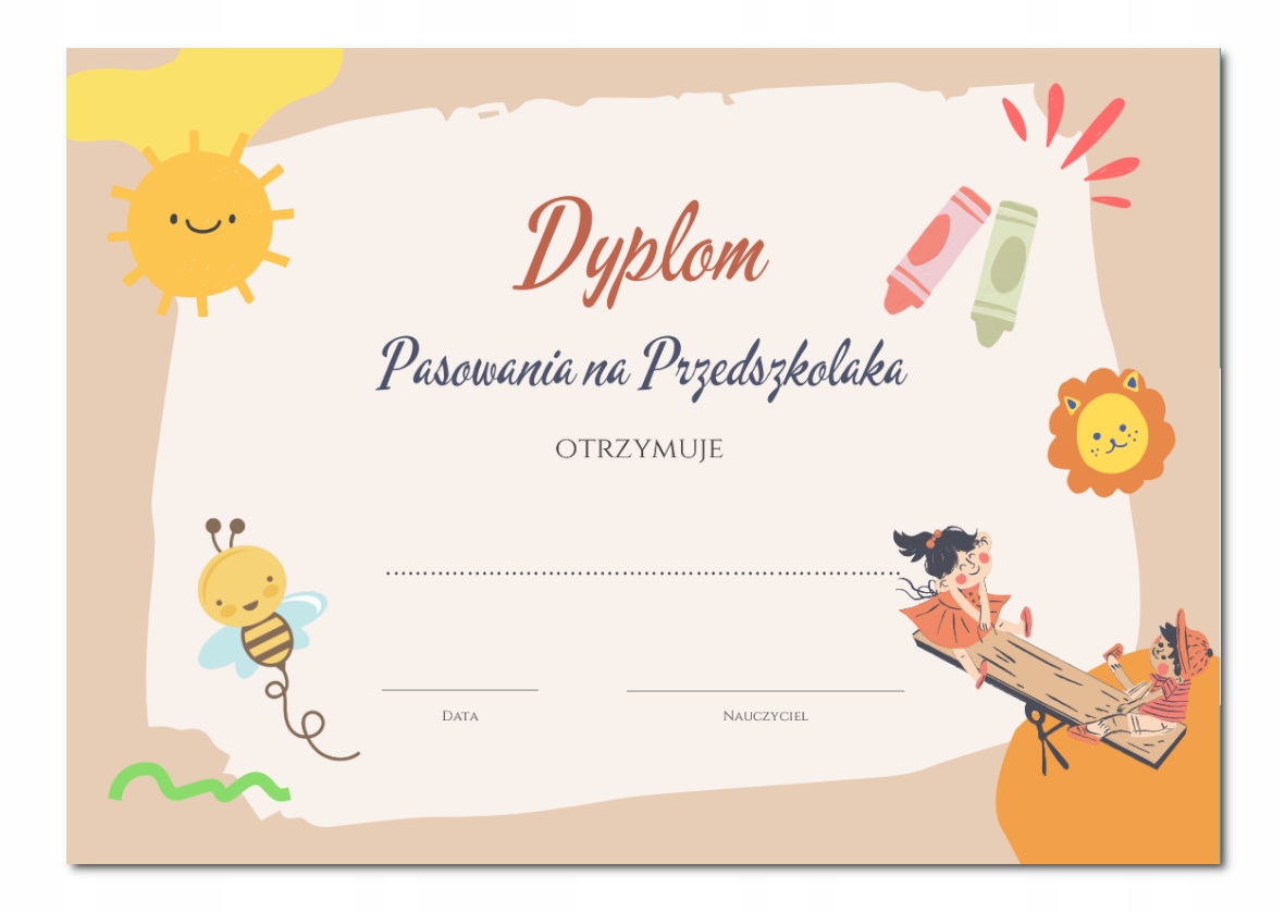 Dyplom A4 pasowanie ślubowanie na przedszkolaka • Cena, Opinie • Papier ... Dyplom A4 pasowanie ślubowanie na przedszkolaka • Cena, Opinie • Papier ...