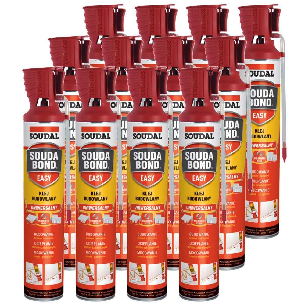 SOUDAL PIANO KLEJ PIANA SOUDABOND EASY APLIKATOR WĘŻYK 750ML (5411183098107) • Cena, Opinie ...