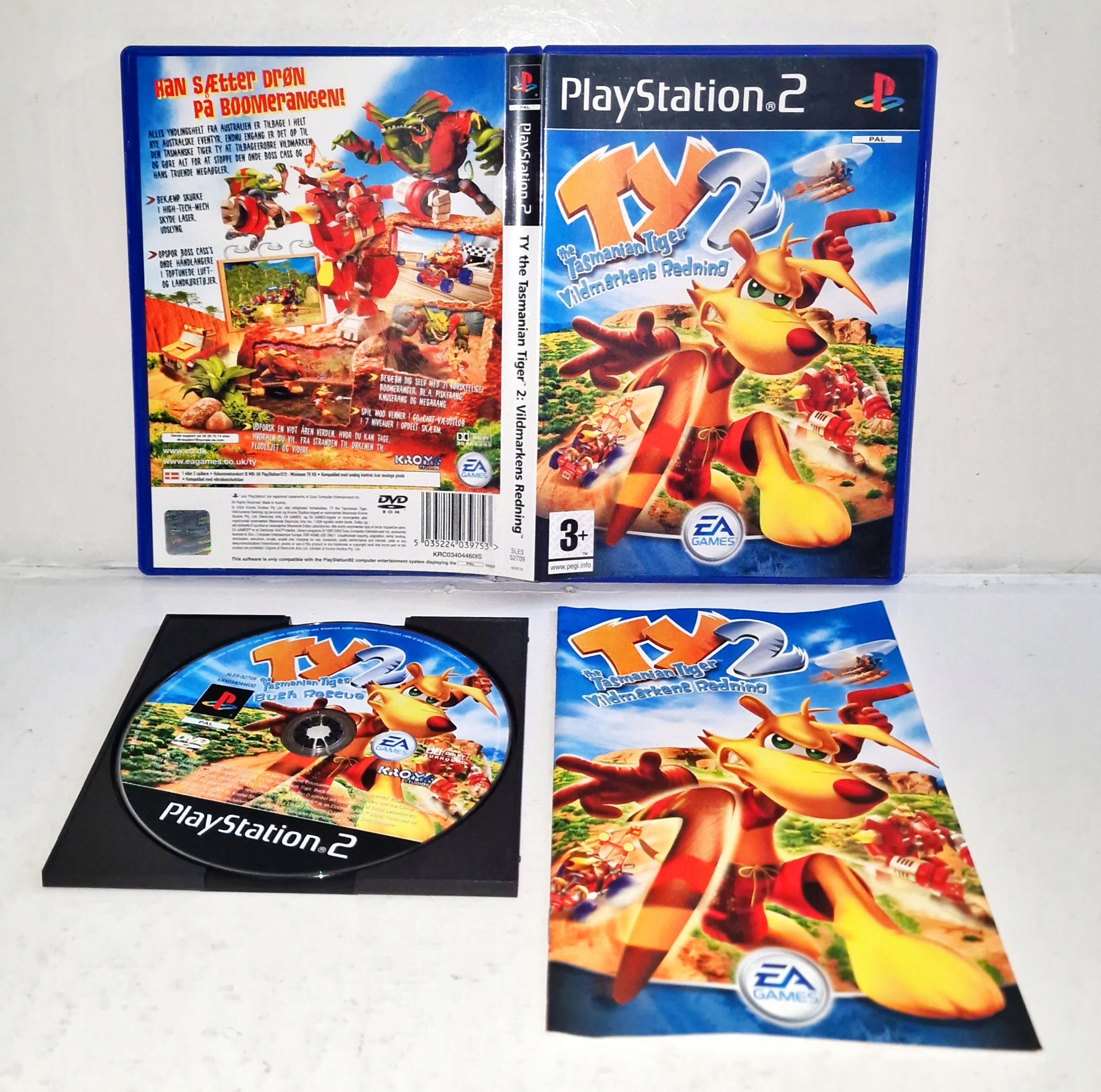 TY THE TASMANIAN TIGER 2 BUSH RESCUE PlayStation 2 (PS2) pudełkowa ...
