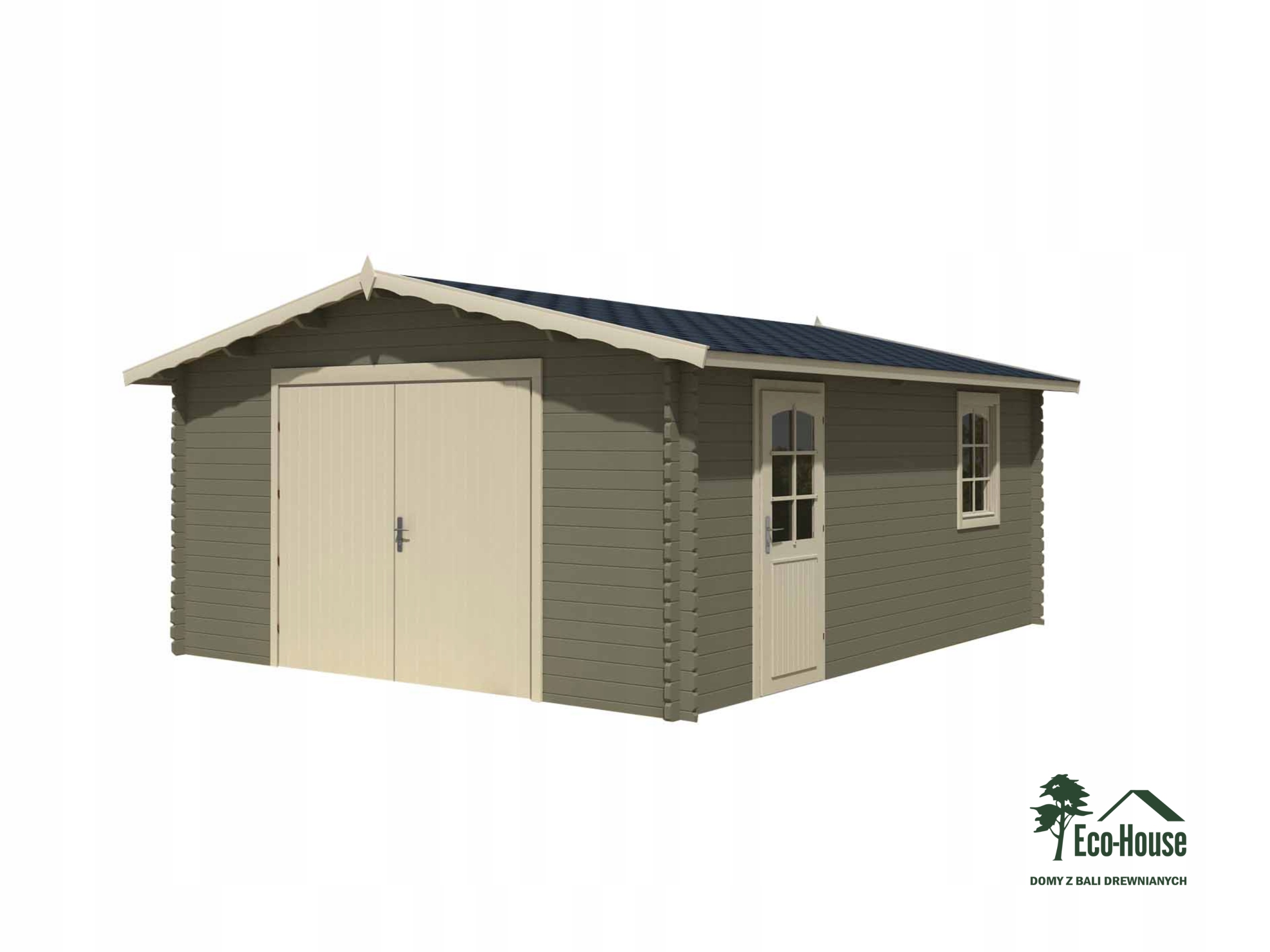 DŘEVĚNÁ GARÁŽ "KROKUS" K VLASTNÍ MONTÁŽI, • Ceny, Recenze - Allegro