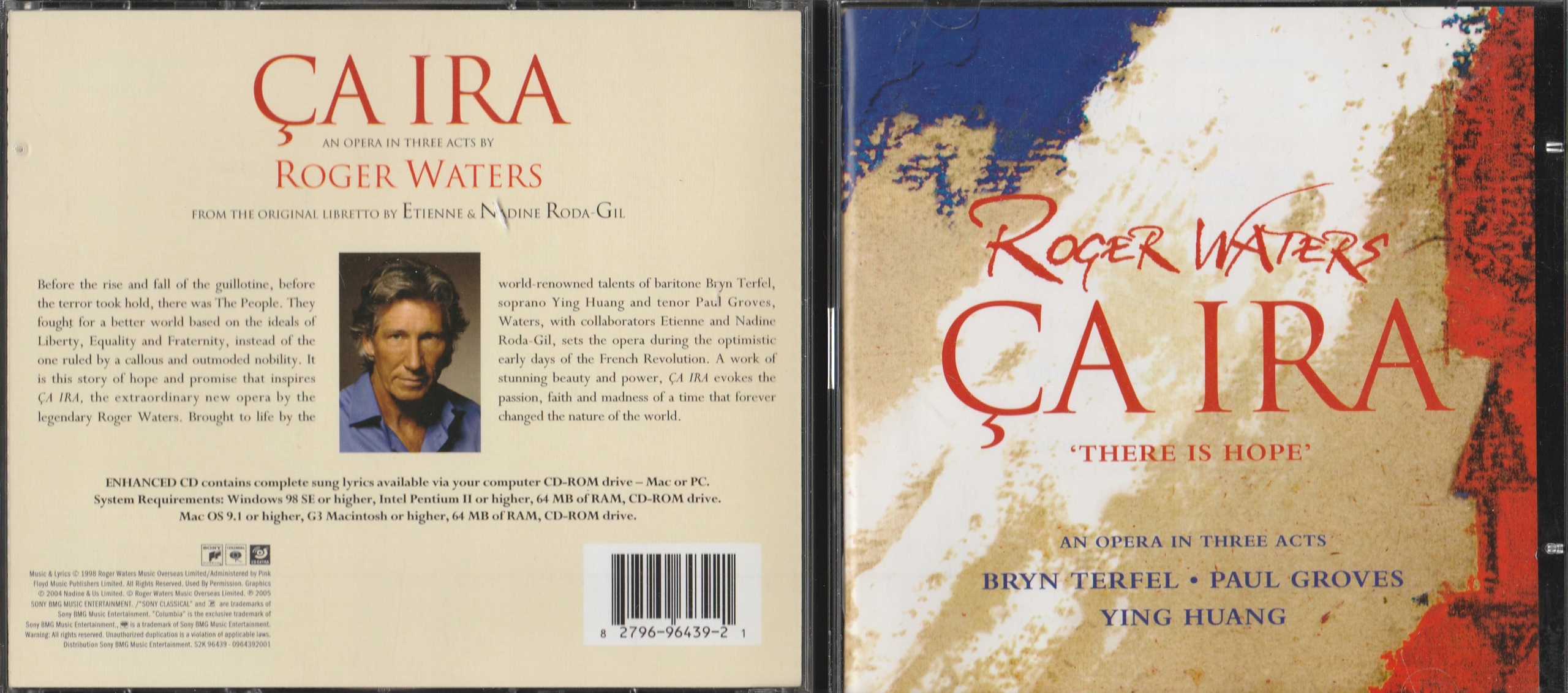 Płyta 2 CD Roger Waters - Ça Ira = There Is Hope 2005 I Wydanie Pink ...
