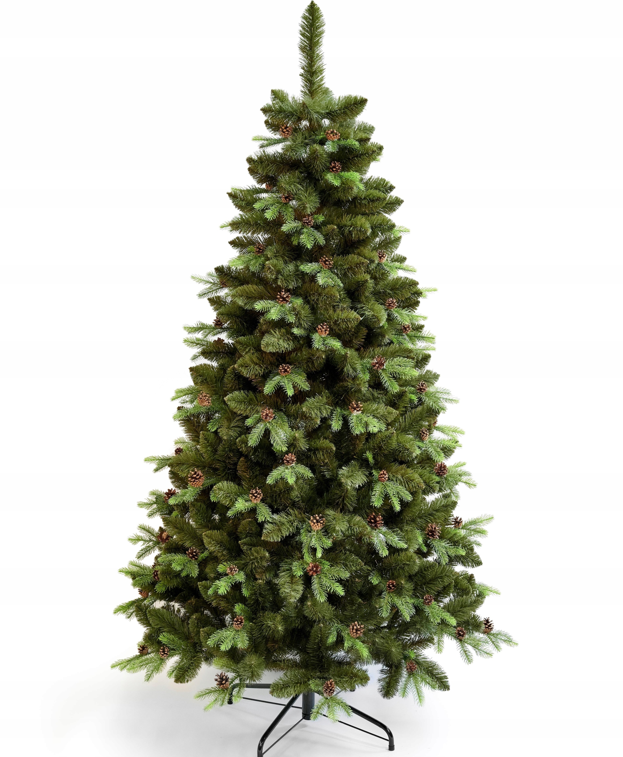 CHOINKA SZTUCZNA SOSNA PE Z NATURALNYMI SZYSZKAMI EXCLUSIVE JAK ŻYWA ...