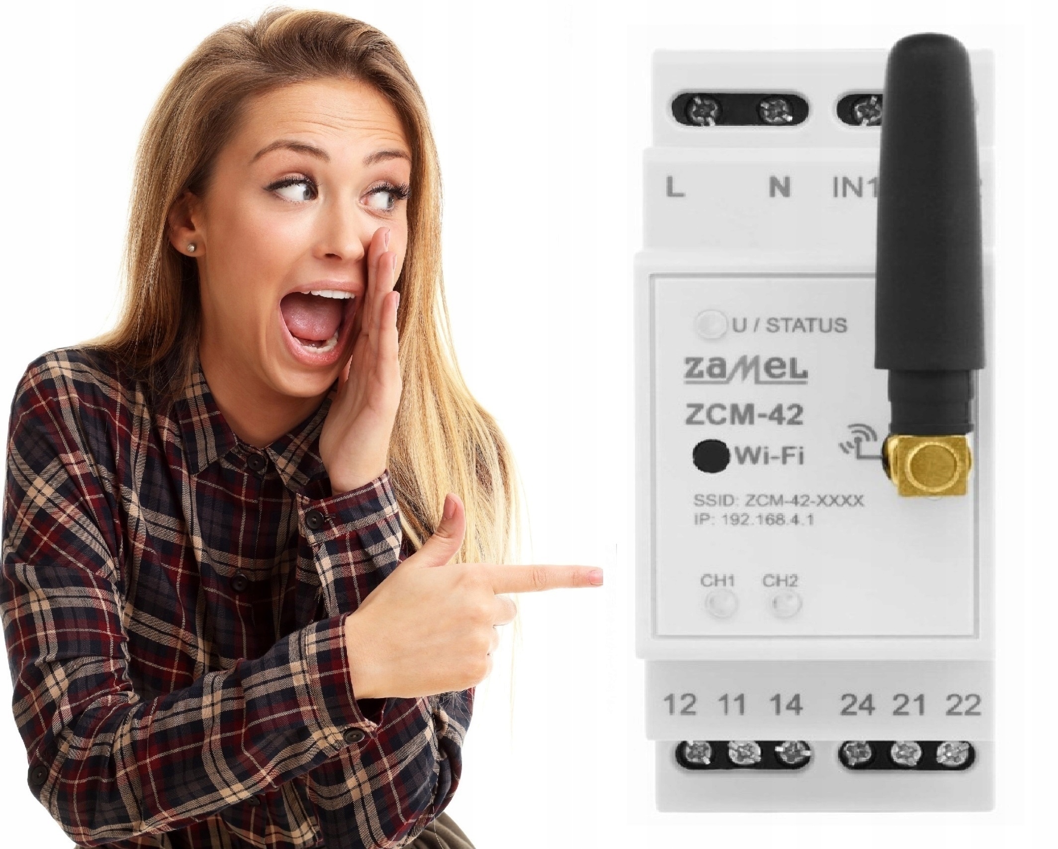 Programator czasowy Wi-Fi 2-kanały ZCM-42 230V ZAMEL (5903669445241) • Cena, Opinie 12925282414 ...