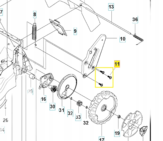 Śruba kosiarki Husqvarna LC253S LC347V LC247 (578175802) • Cena, Opinie ...