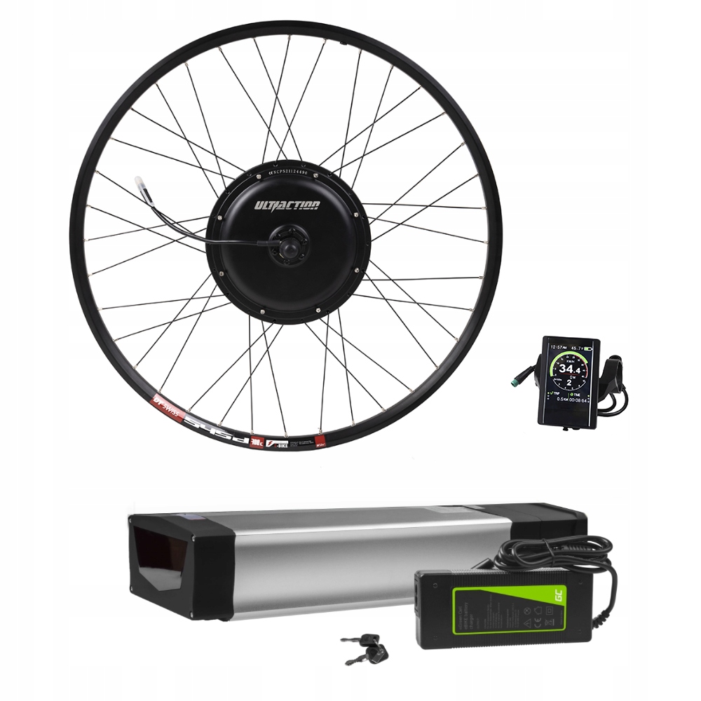 KOLO Z SILNIKIEM ELEKTRYCZNYM DO ROWERU 1000W 20AH - ULFD17A5BY ...