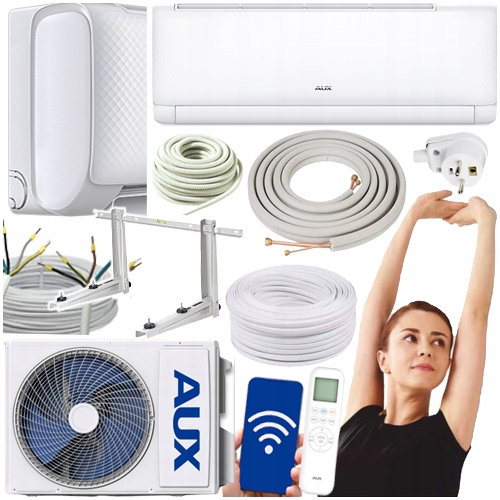 Klimatyzator ścienny AUX Q-Smart Eco AUX-12QG • Cena, Opinie 17526581130 • Allegro