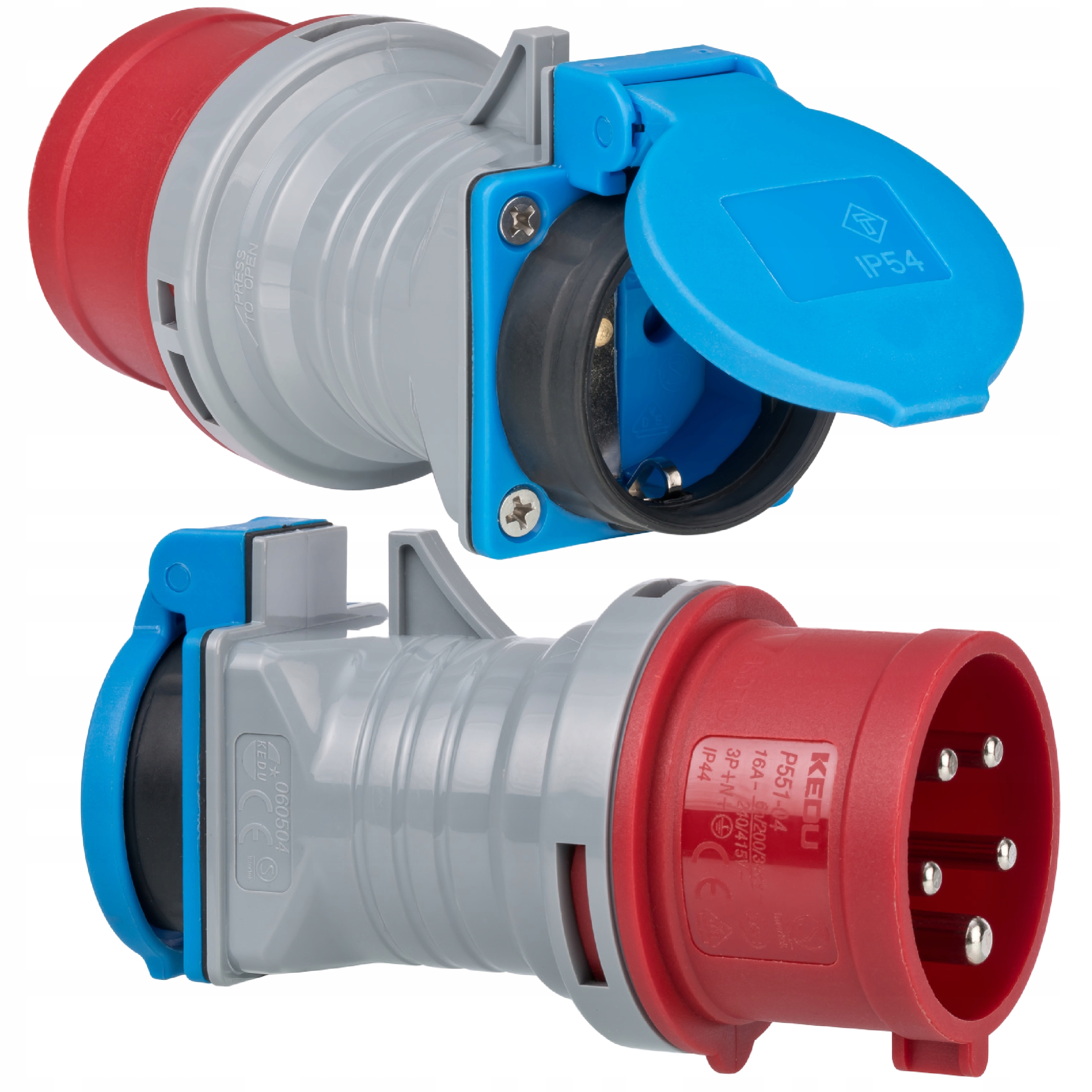 Adapter CEE CEE400V/16A do gniazda bezpieczeństwa 230V/16A ...