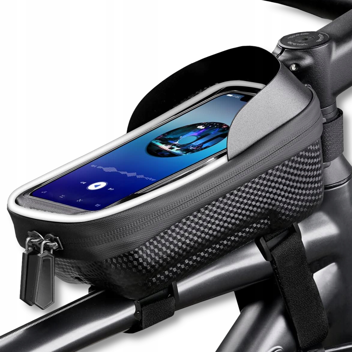 TORBA ROWEROWA WODOODPORNA SAKWA NA RAMĘ UCHWYT ROWEROWY NA TELEFON ...