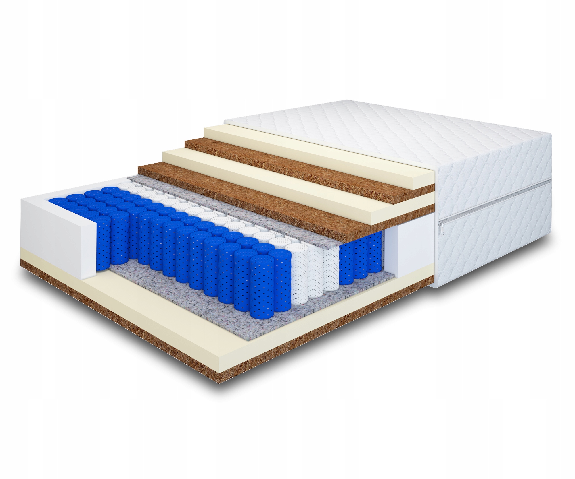 Materac sprężynowy kieszeniowy PAMIC MATERACE 140 x 200 x 22cm H4, H5 ...