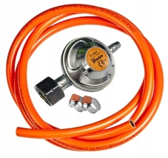 WĄŻ DO GAZU 2m REDUKTOR GAZOWY BUTLI 11kg OPASKI - Sklep, Opinie, Cena w Allegro